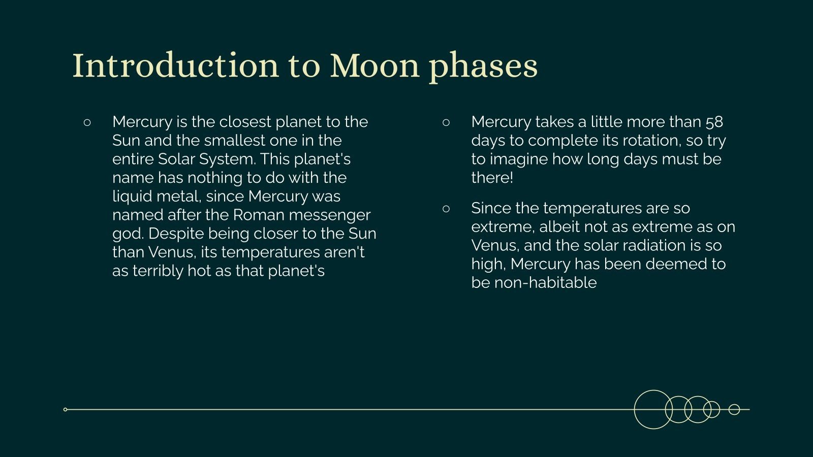 Tout savoir sur les phases de la lune | Google Slides et PPT