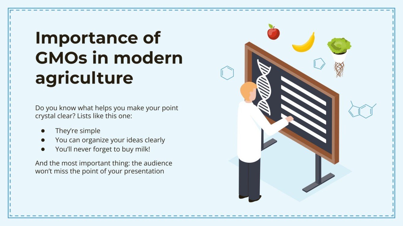 Introduction of Genetically Modified Organisms (GMOs)