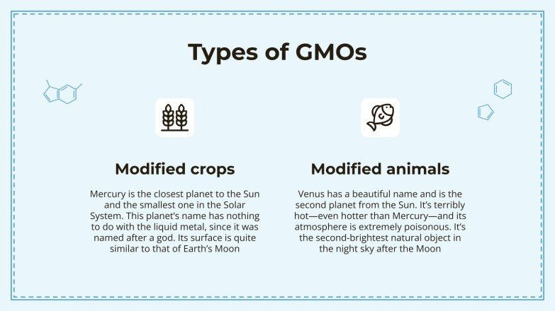 Introduction of Genetically Modified Organisms (GMOs)