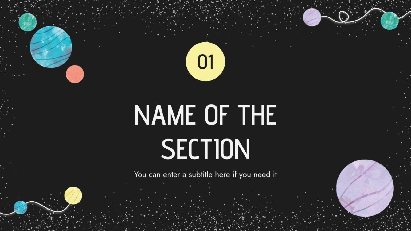 Candy Pastels Galaxy | Google Slides & PowerPoint