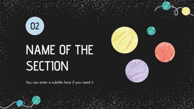 Candy Pastels Galaxy | Google Slides & PowerPoint