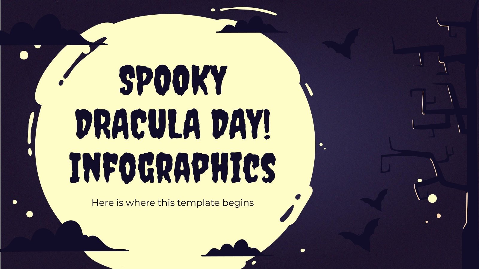 Spooky Dracula Day! Infographics | Google Slides & PPT