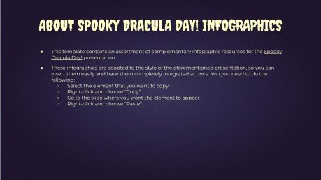 Spooky Dracula Day! Infographics | Google Slides & PPT