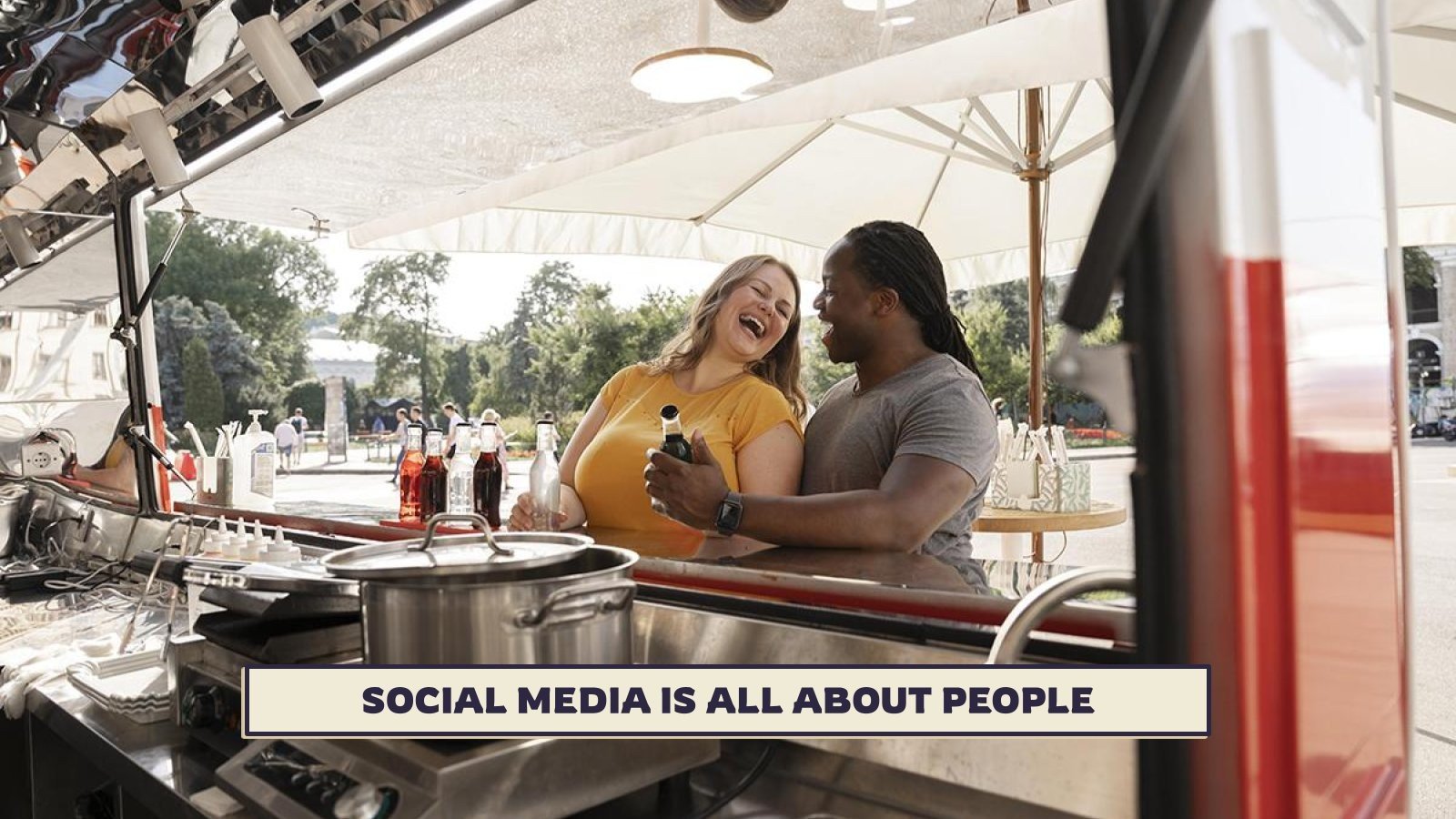 Fast Food Truck Social Media Strategy | Google Slides