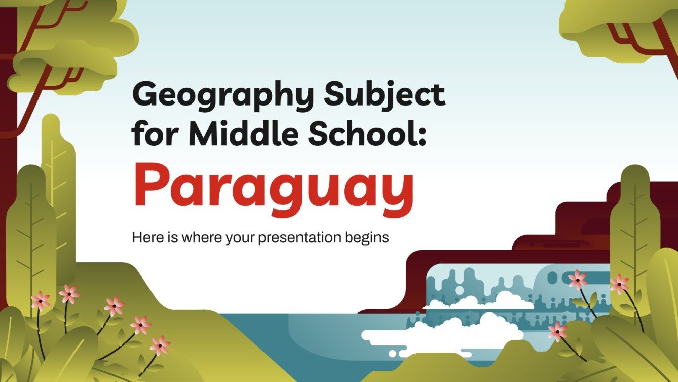 Geography for Middle School: Paraguay | Google Slides