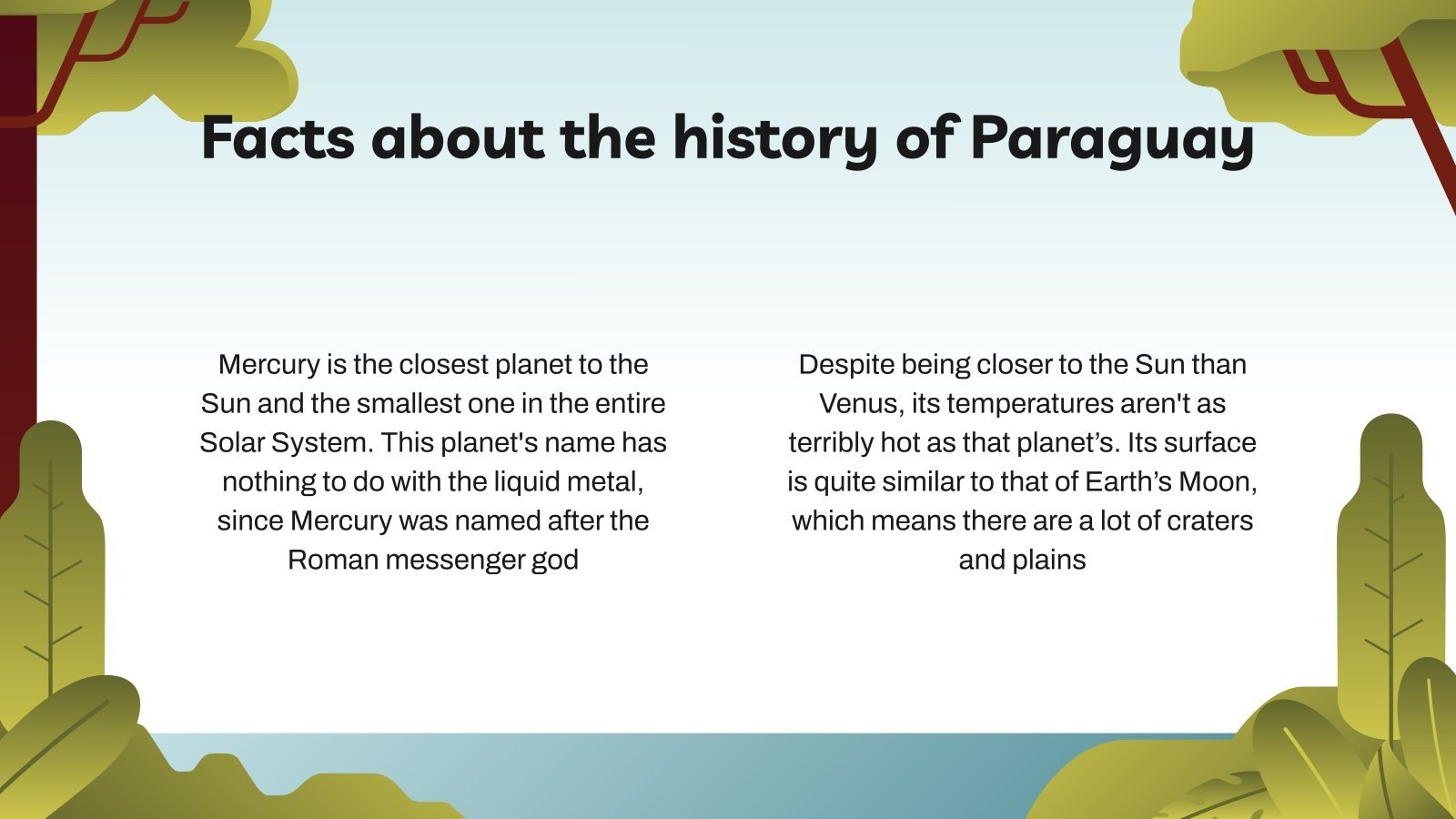 Geography for Middle School: Paraguay | Google Slides