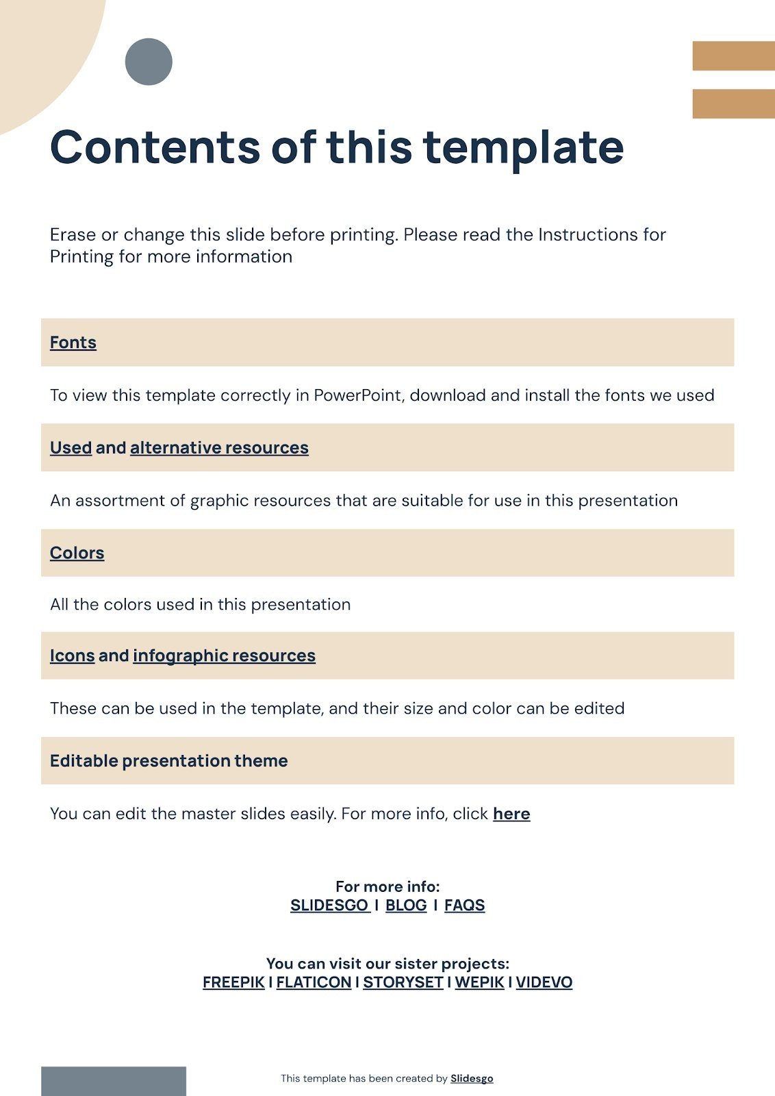 Policy Brief Template | Google Slides & PPT