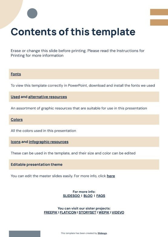 Policy Brief Template | Google Slides & PPT