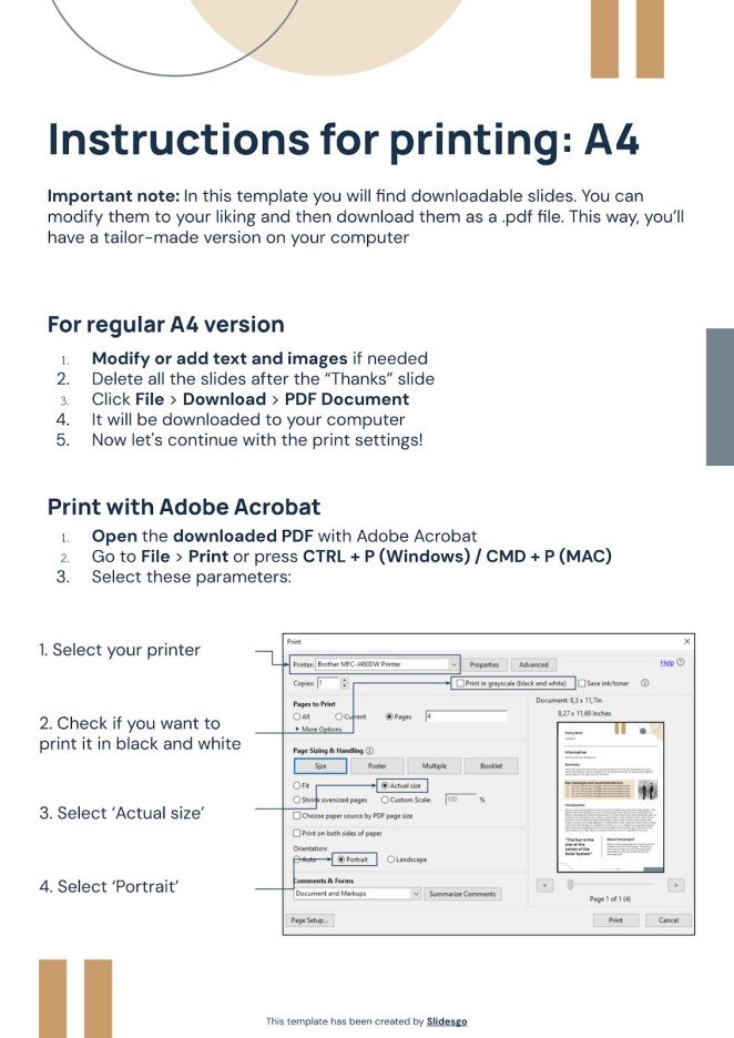 Policy Brief Template | Google Slides & PPT