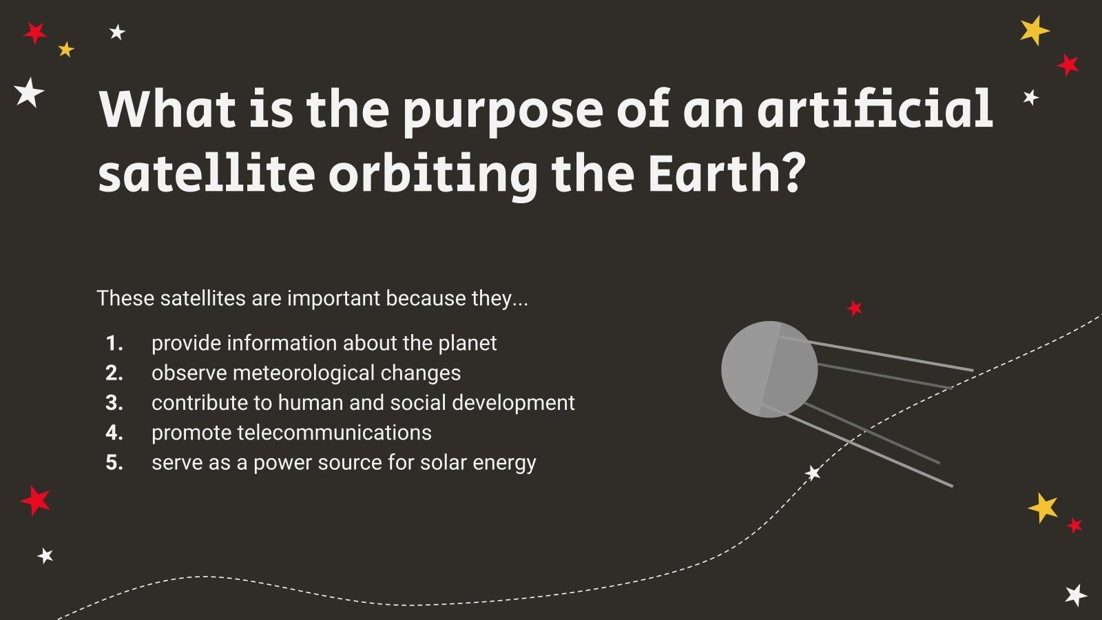 What Is a Satellite? | Google Slides & PowerPoint