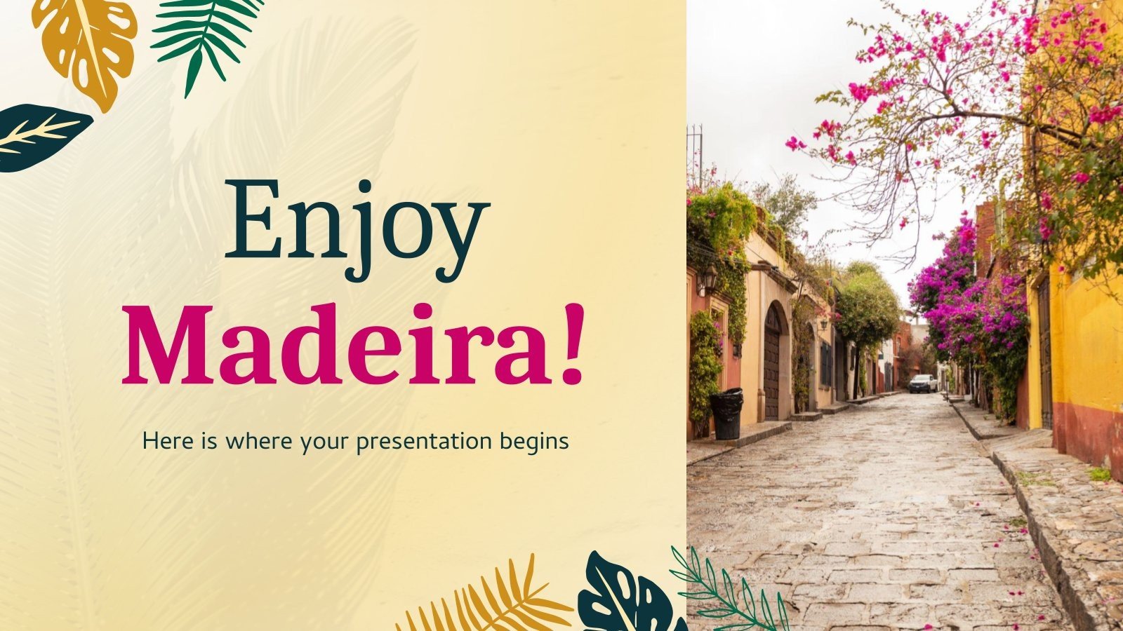 Enjoy Madeira! | Google Slides & PowerPoint