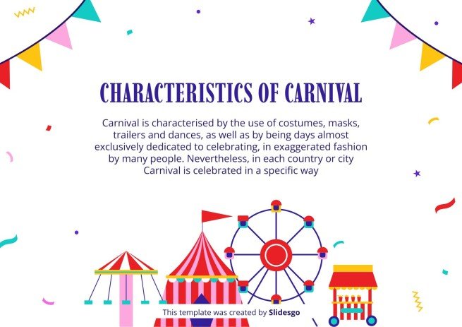 Carnival Cut Out and Coloring Sheets | Google Slides & PPT