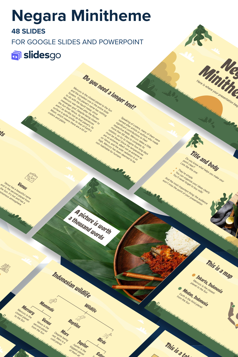 Negara Minitheme | Google Slides & PowerPoint template