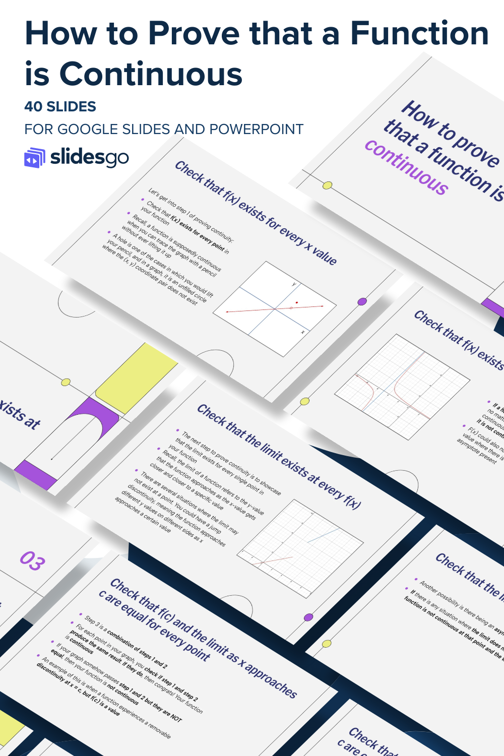 How to Prove that a Function is Continuous | Google Slides