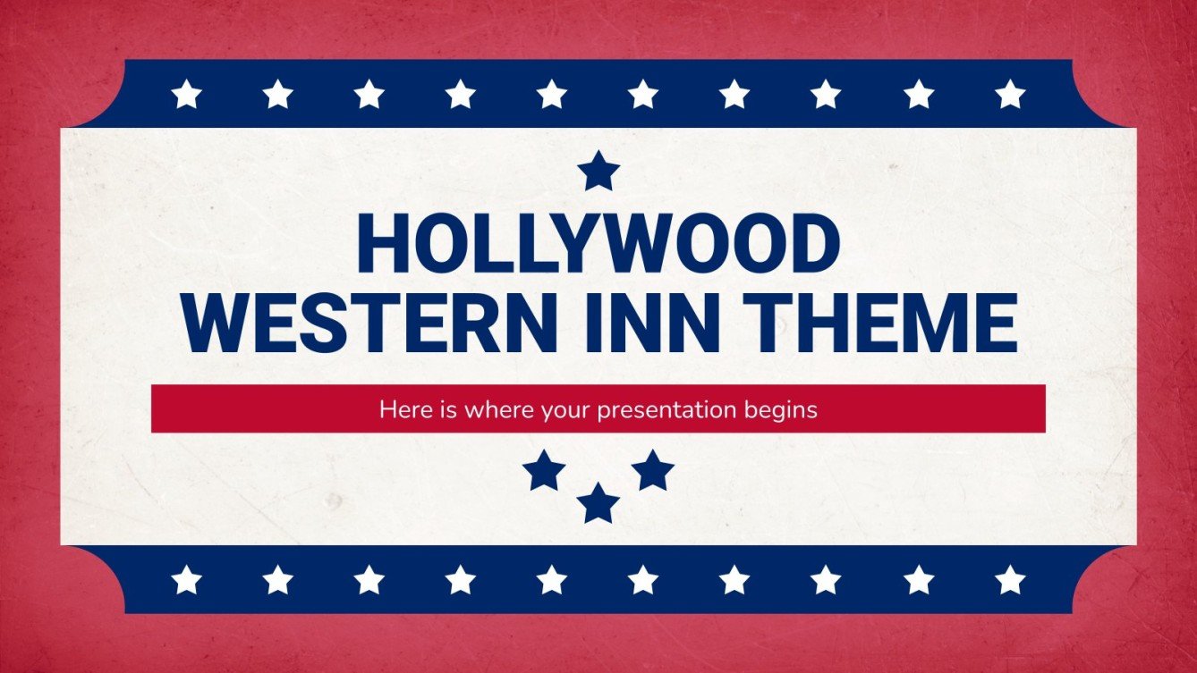 Free templates about Hollywood for Google Slides & PowerPoint