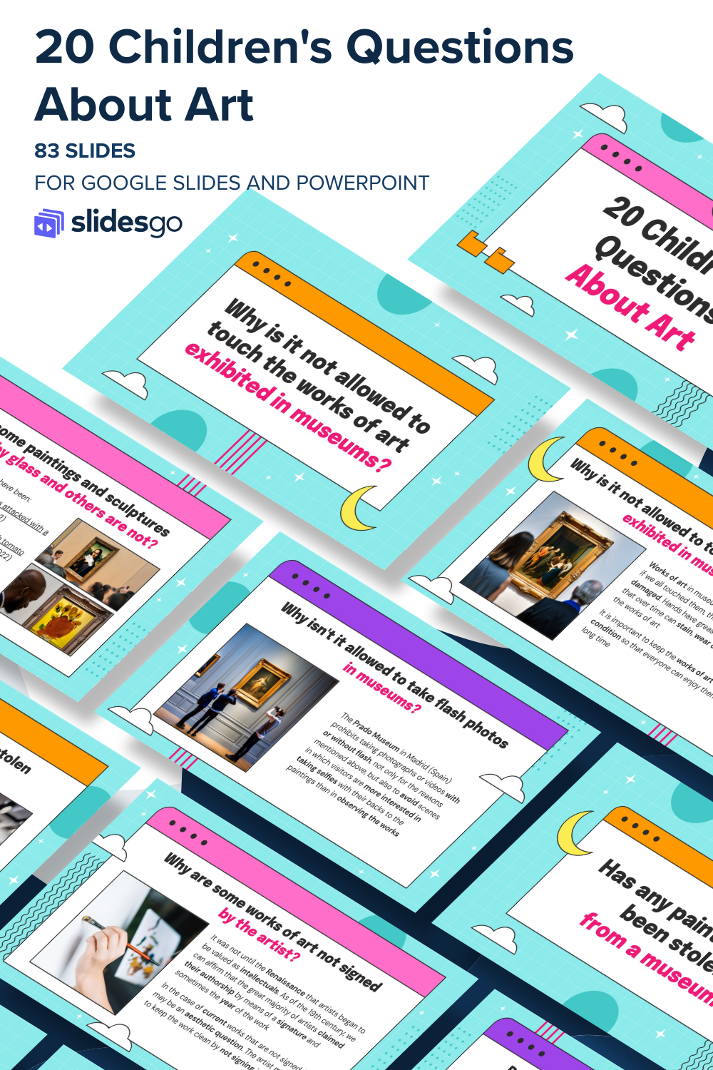 20 Children's Questions About Art | Google Slides & PPT
