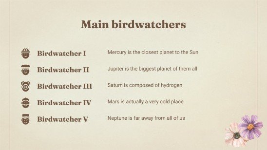Birdwatching Lesson | Google Slides and PowerPoint