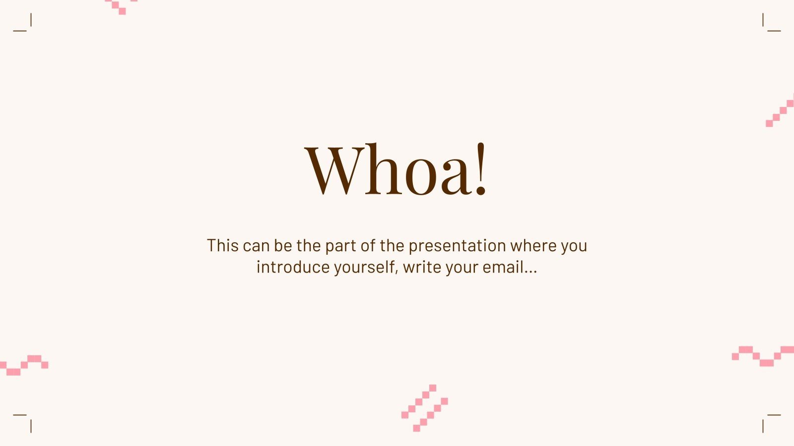 Cream and Pixels Style Theme | Google Slides & PPT