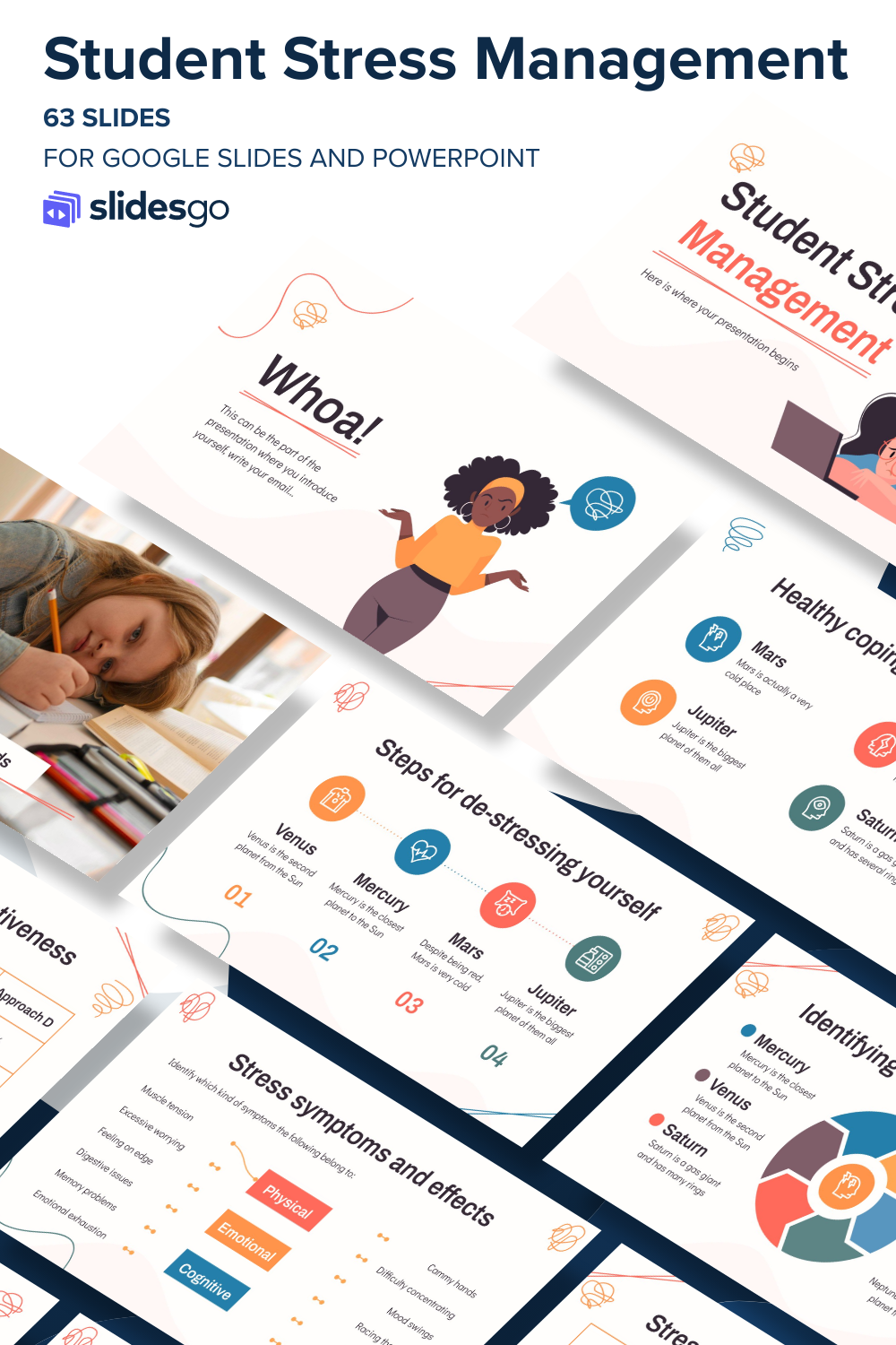 Student Stress Management | Google Slides & PowerPoint