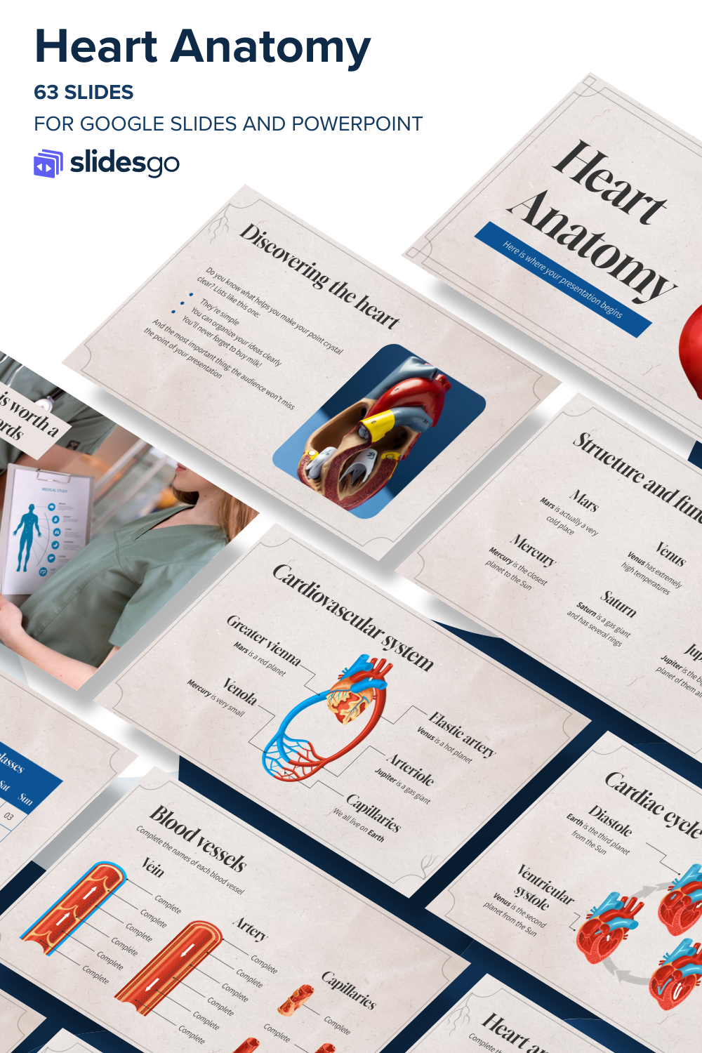 Heart Anatomy | Google Slides & PowerPoint template