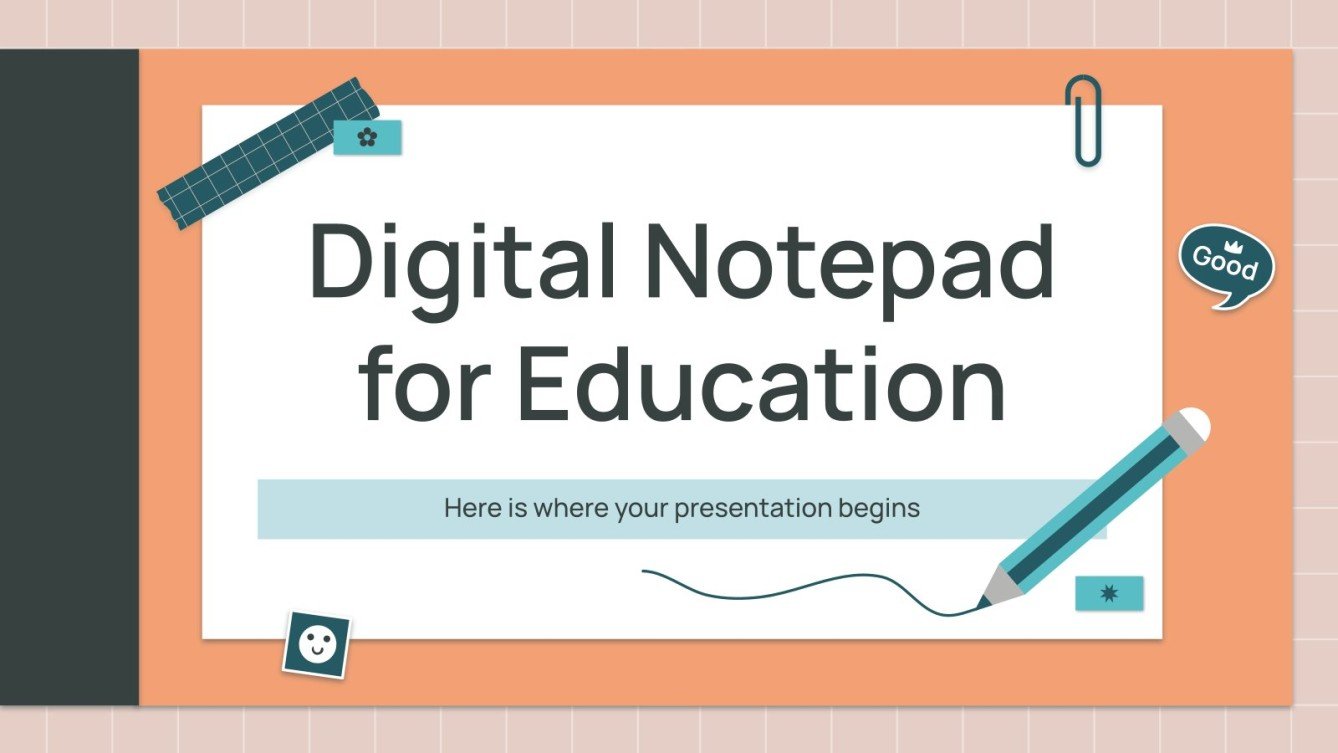 Digital Notepad for Education | Google Slides and PPT