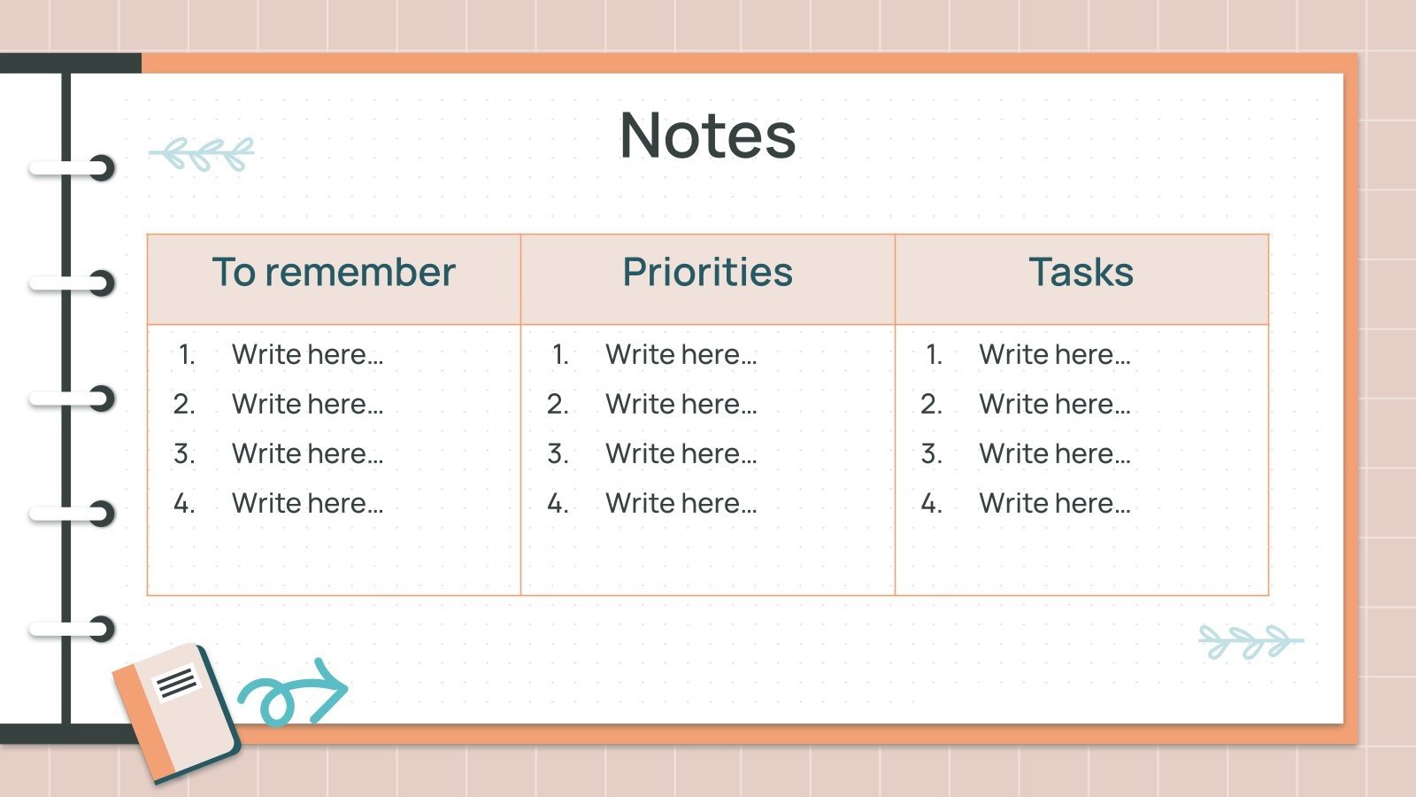 Digital Notepad for Education | Google Slides and PPT