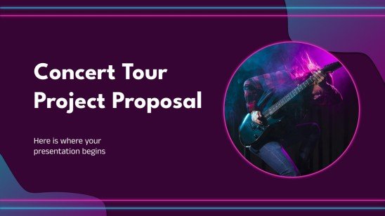 Concert Tour Project Proposal | Google Slides and PPT