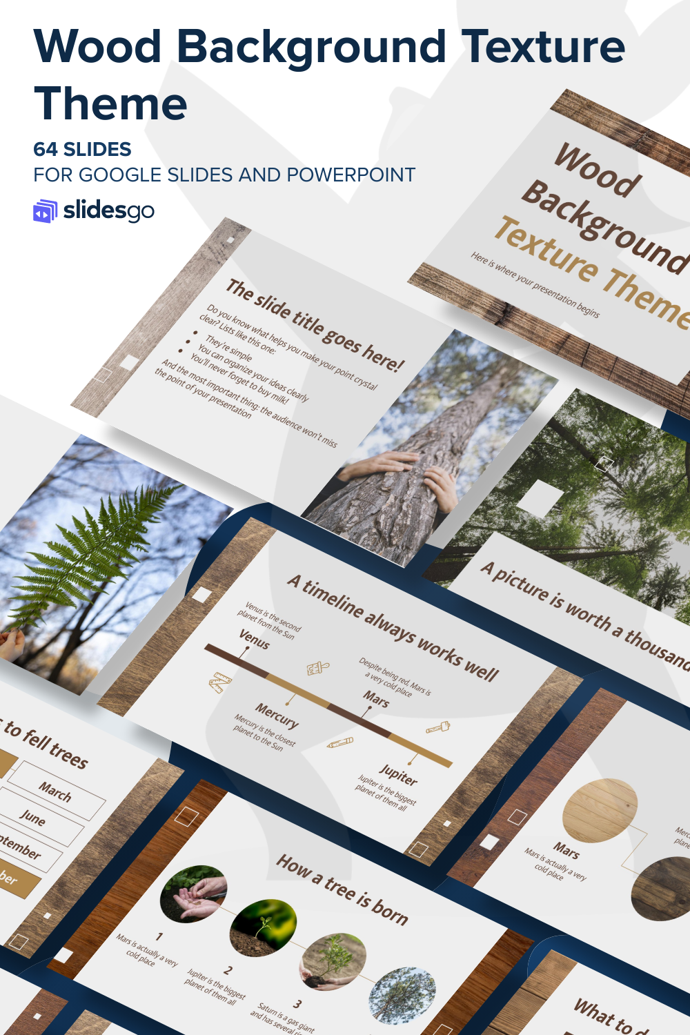 Wood Background Texture Theme | Google Slides & PPT