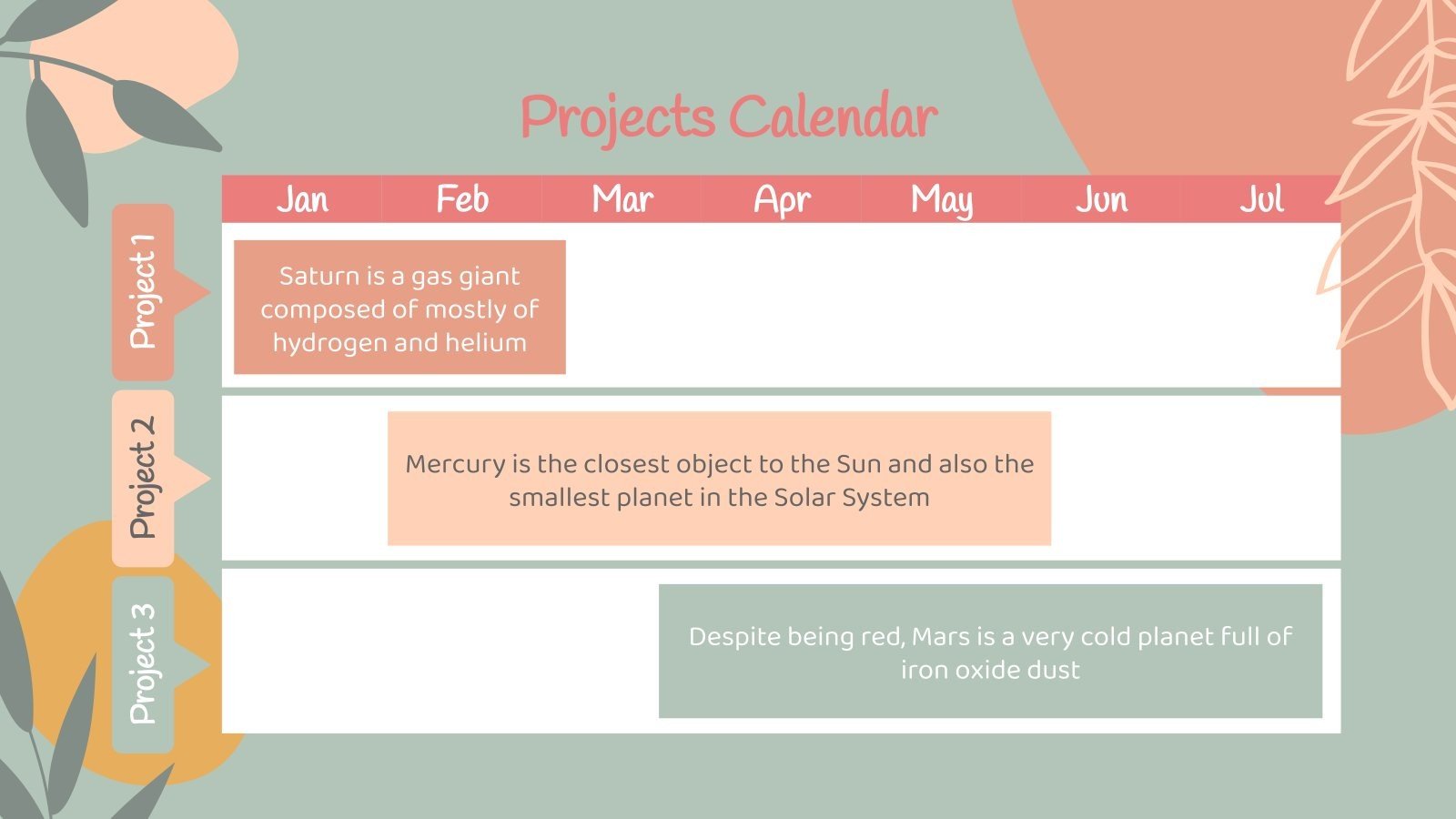 Trity Boho Style - My Planner | Google Slides