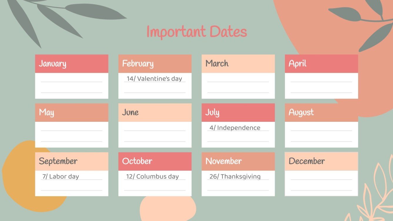Trity Boho Style - My Planner | Google Slides