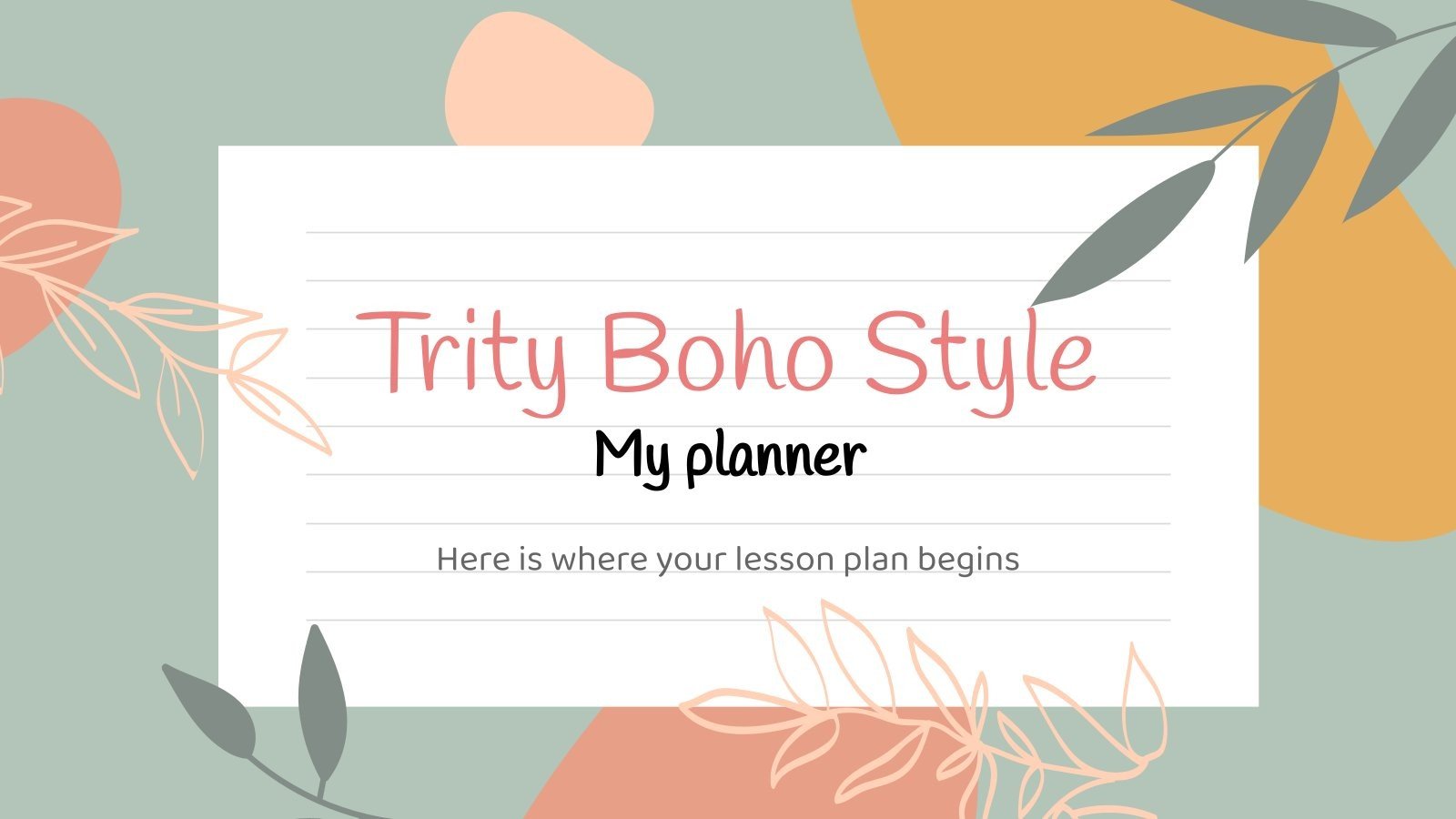 Free Boho-inspired templates for Google Slides & PowerPoint