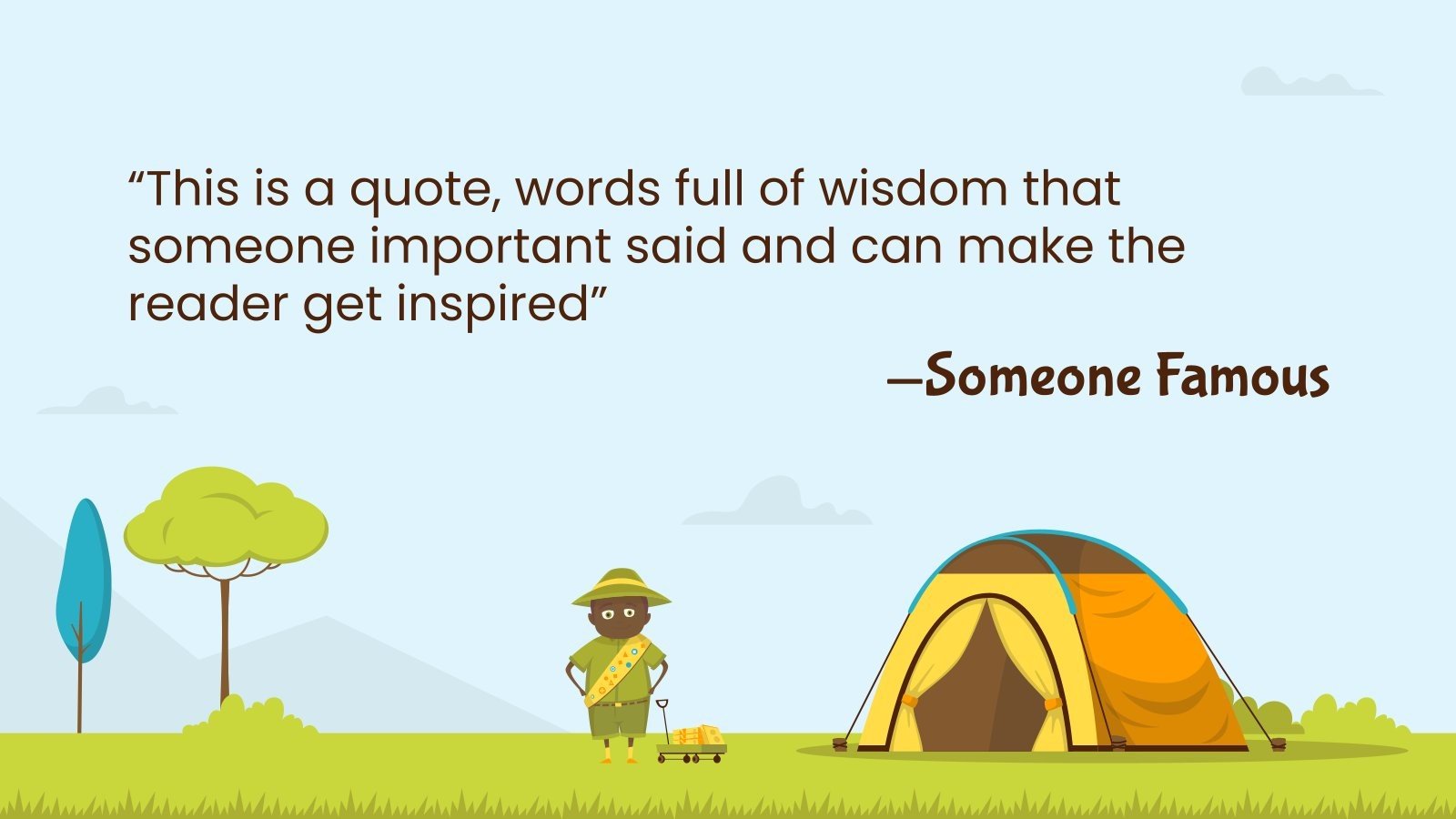 Scout Camp | Google Slides and PowerPoint