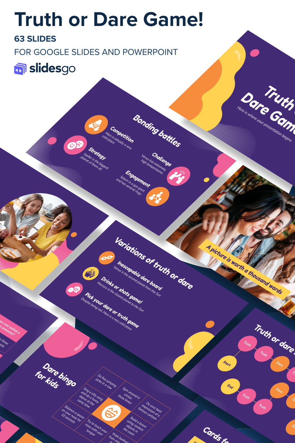 Truth or Dare Game! | Google Slides and PowerPoint