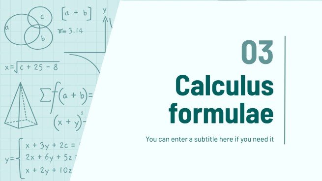 Calculus - Bachelor of Science in Mathematics