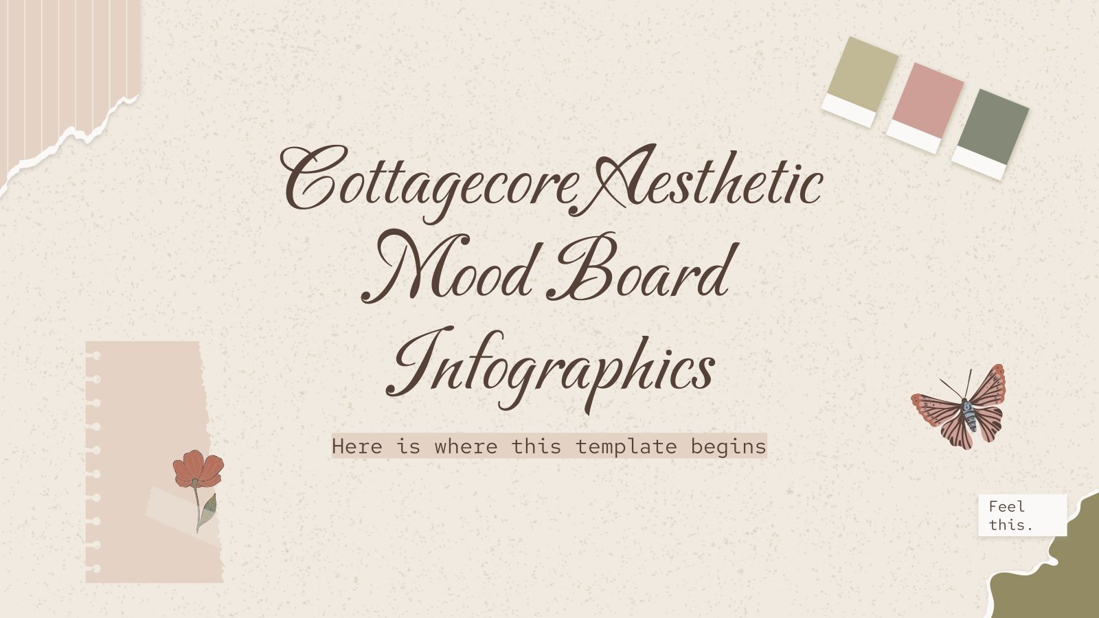 Mood board estética cottagecore - Infografías