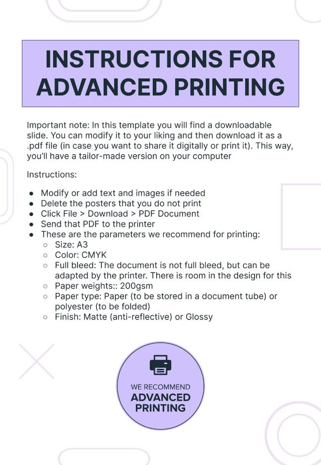 Public Service Announcement (PSA) Posters