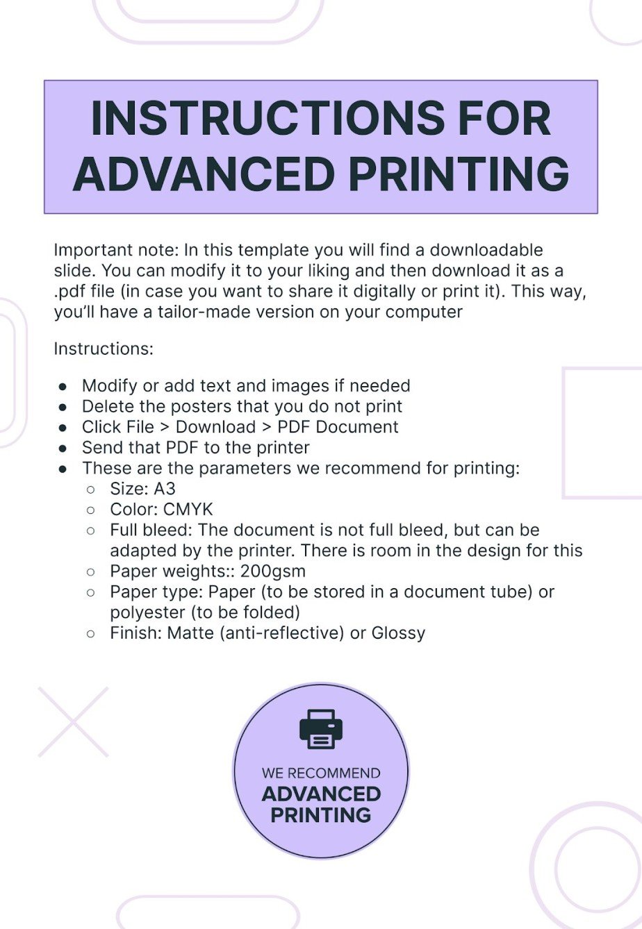 Public Service Announcement (PSA) Posters