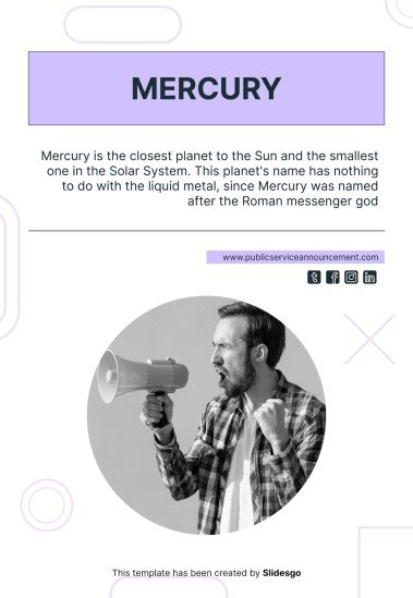 Public Service Announcement (PSA) Posters