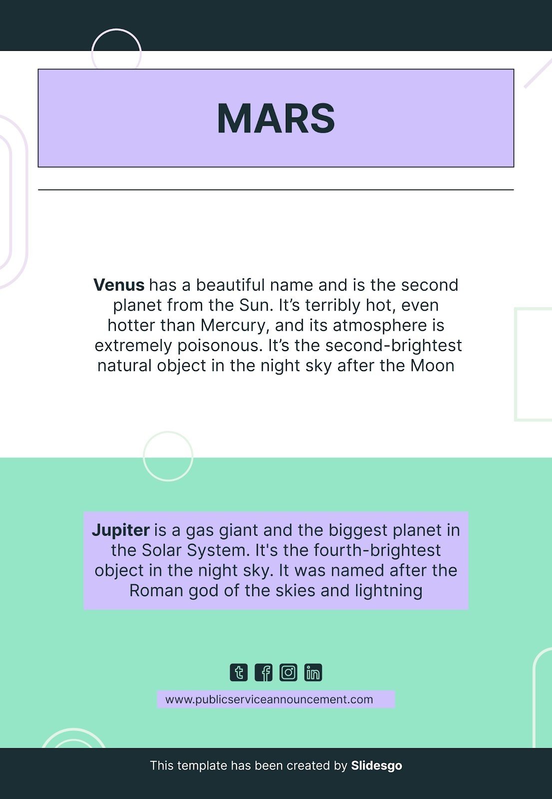 Public Service Announcement (PSA) Posters