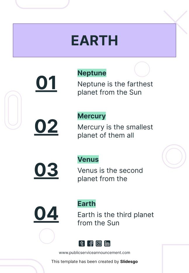 Public Service Announcement (PSA) Posters