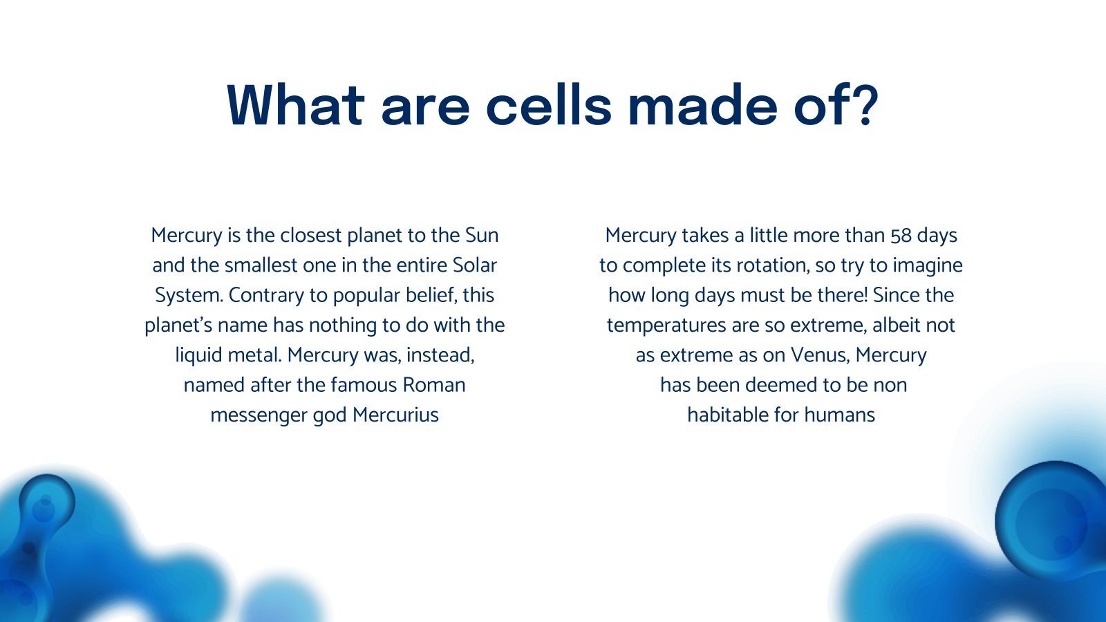 Cell Structure and Function - Science - 9th Grade