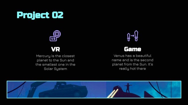 Gaming Design Portfolio | Google Slides & PowerPoint template