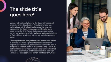 3D Wireframe Shapes Business Basic Template