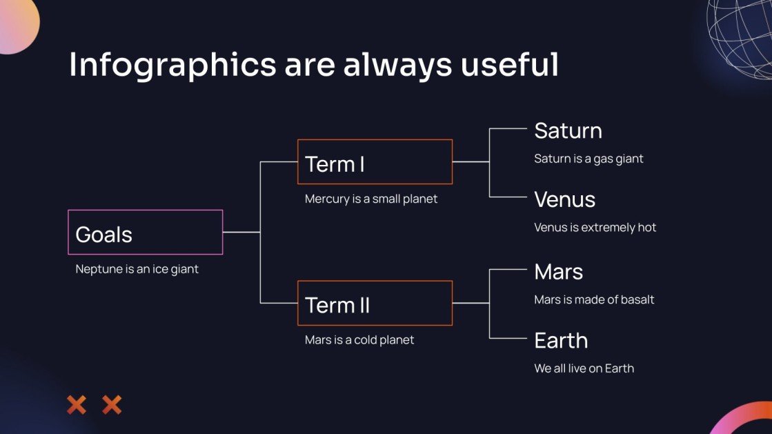 3D Wireframe Shapes Business Basic Template