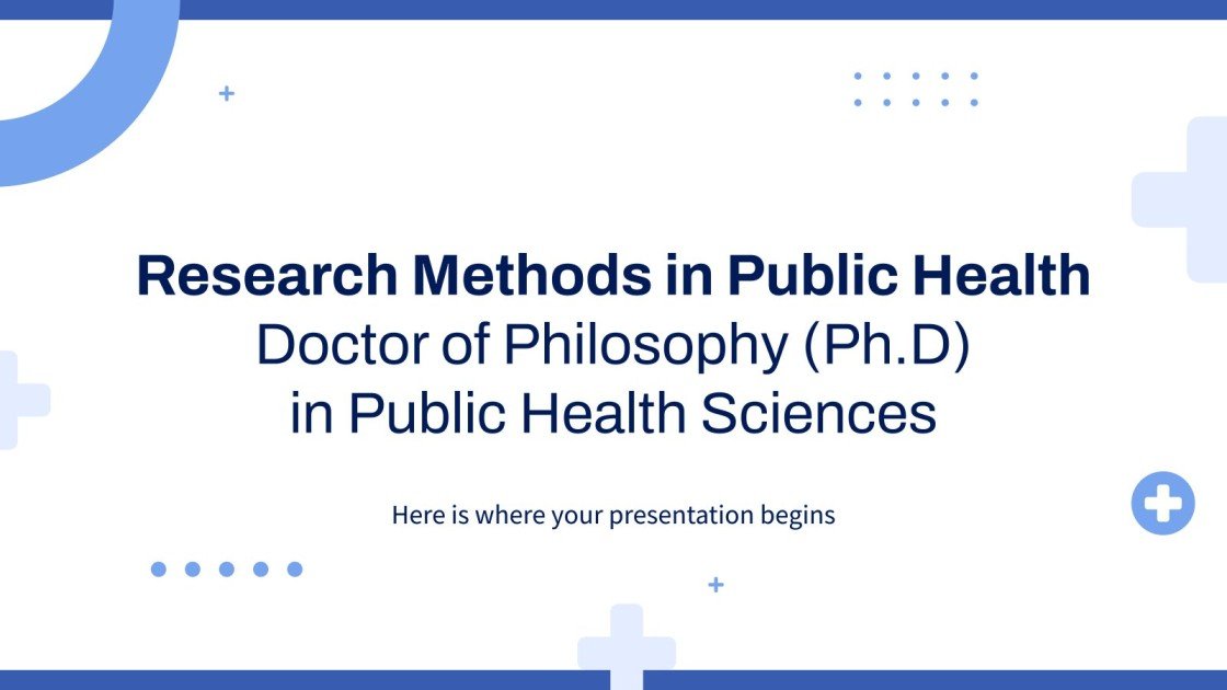 Research Methods in Public Health | Google Slides & PPT