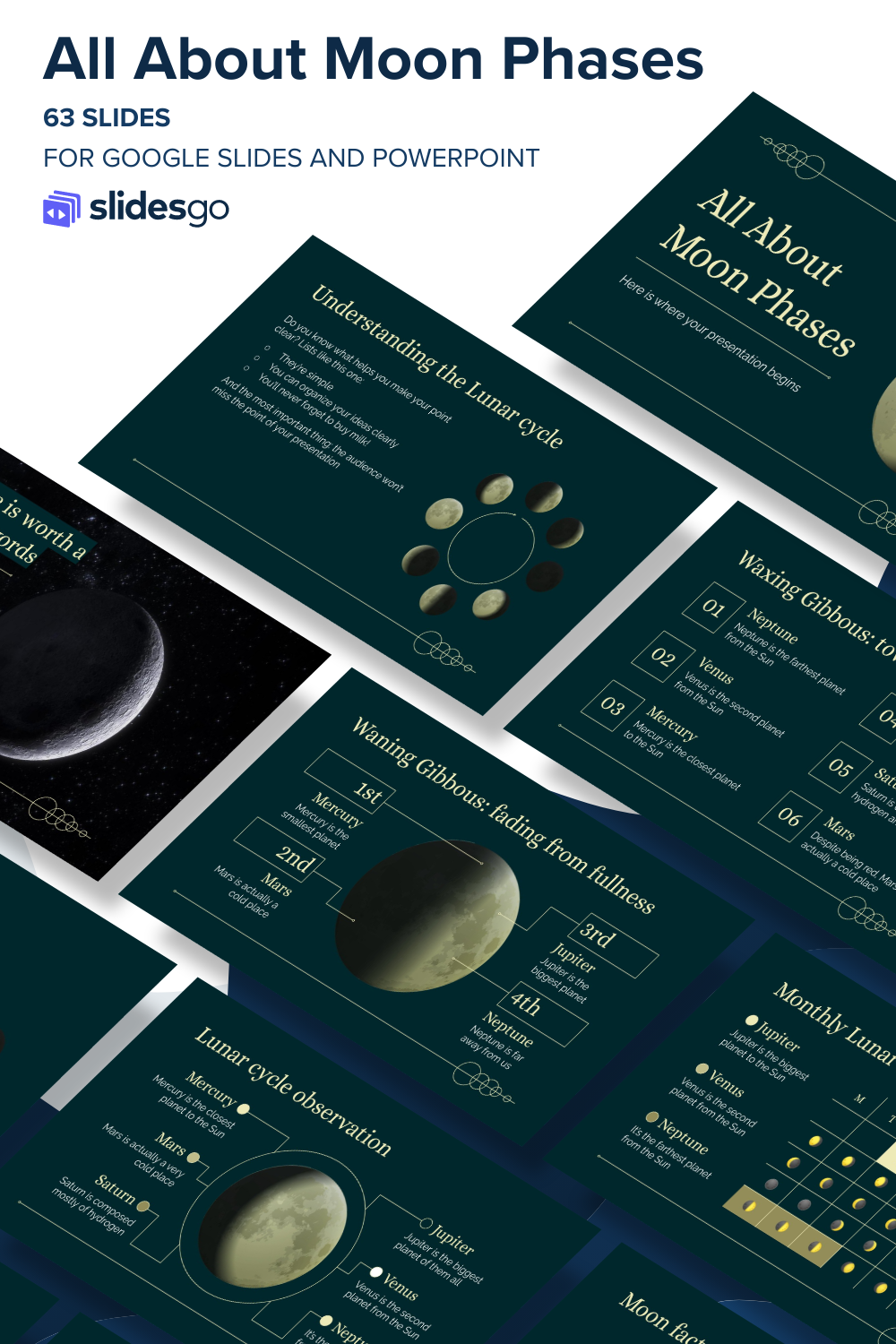 All About Moon Phases | Google Slides & PowerPoint