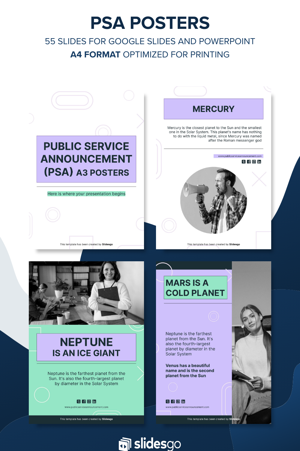 Public Service Announcement (PSA) Posters