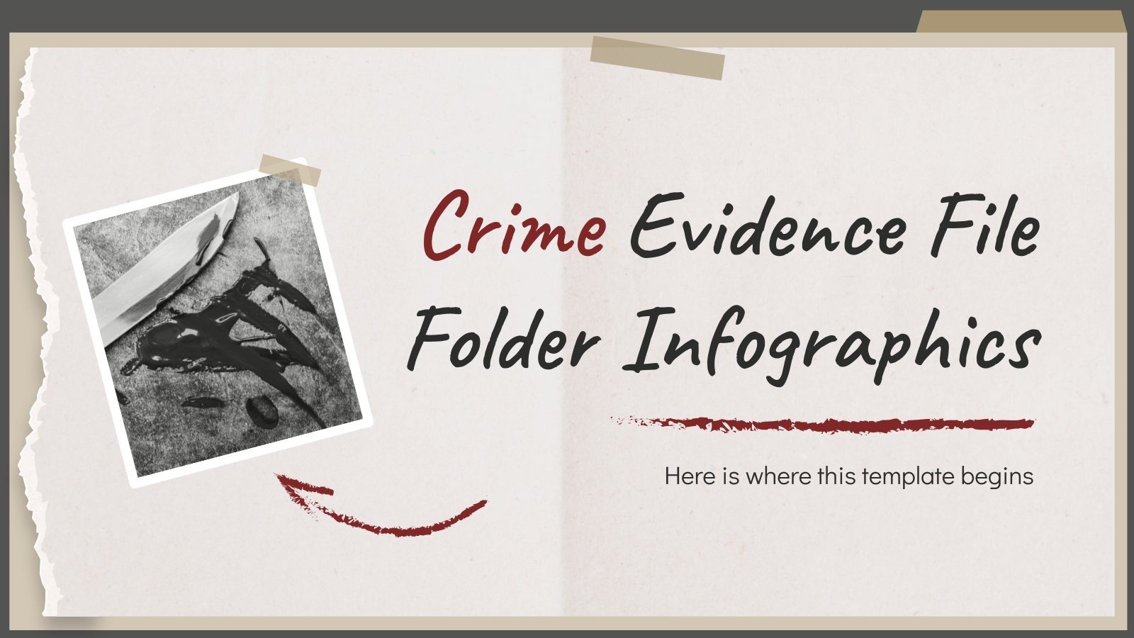 Crime Evidence File Folder Infographics | Google Slides