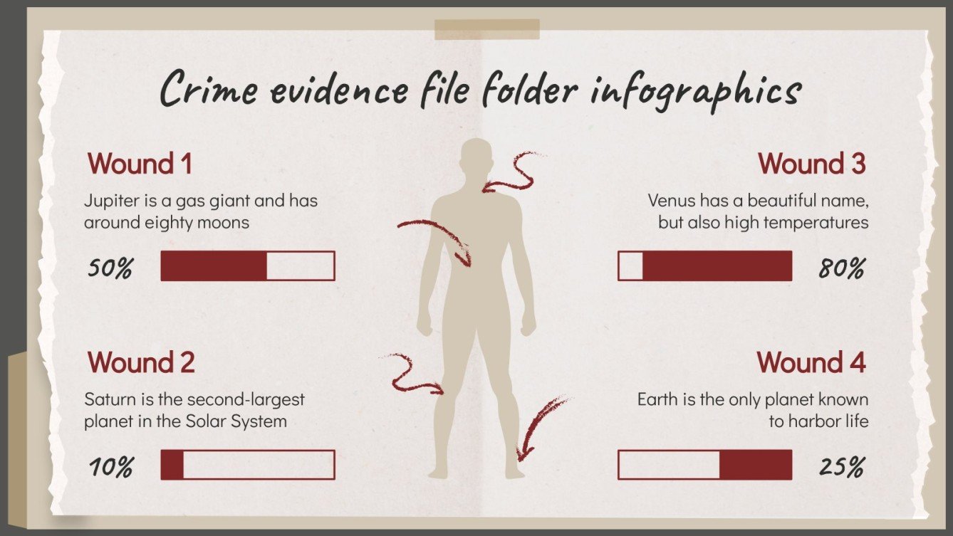 Crime Evidence File Folder Infographics | Google Slides