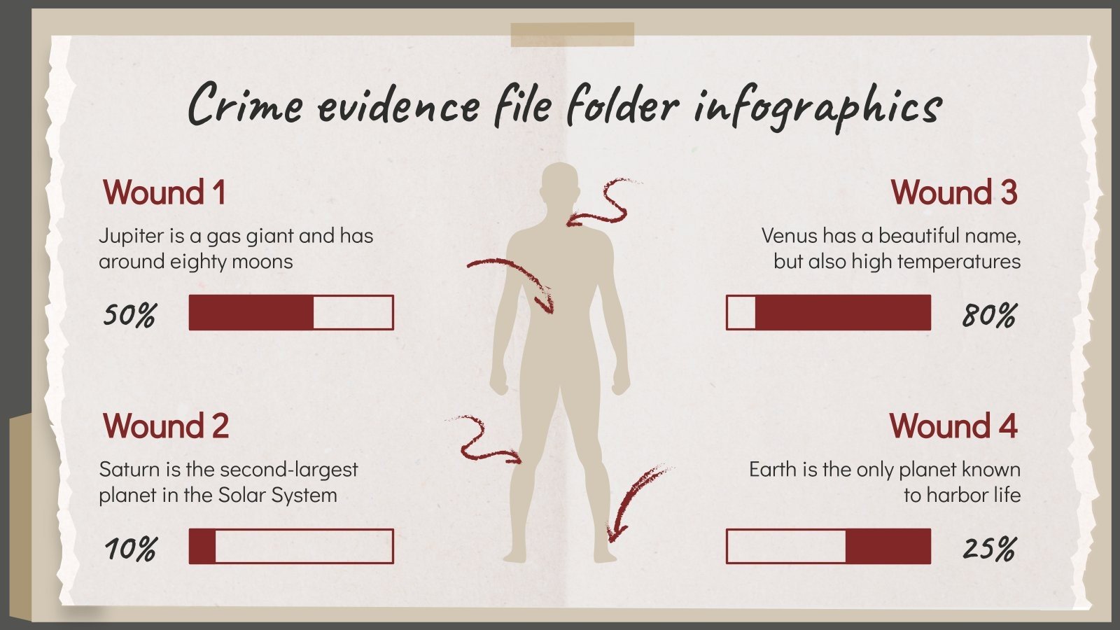 Crime Evidence File Folder Infographics | Google Slides